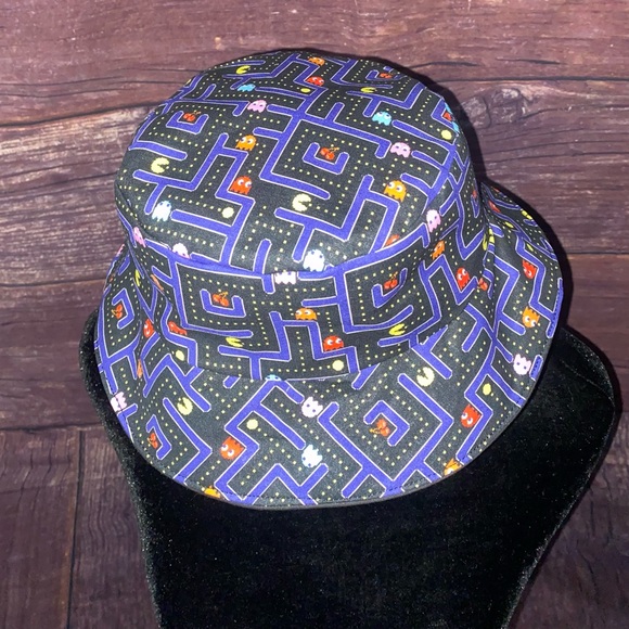 Handmade | Accessories | Pac Man Game Board Bucket Hat | Poshmark